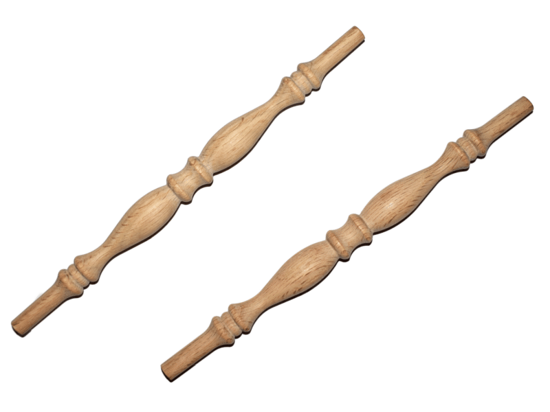 9" Wooden Spindles - Oak - Kemp Enterprises
