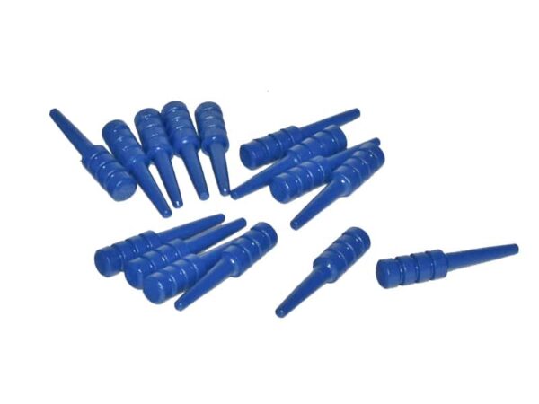 1-1/4" Wooden Cribbage Pegs - Blue - Kemp Enterprises