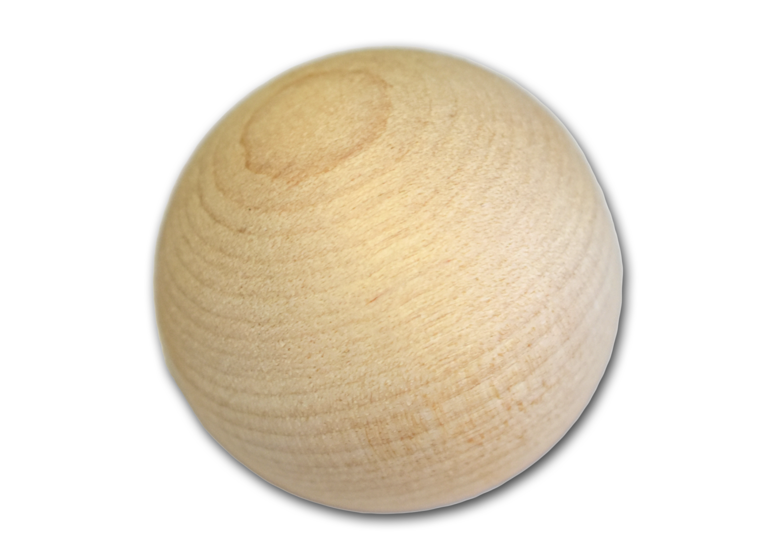 1" Wooden Round Ball - Kemp Enterprises