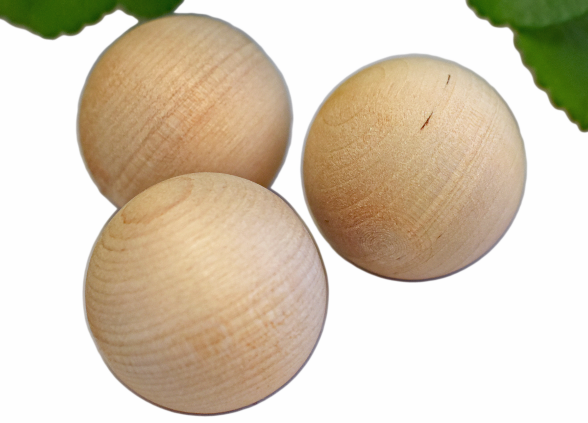 3" Wooden Round Ball - Kemp Enterprises